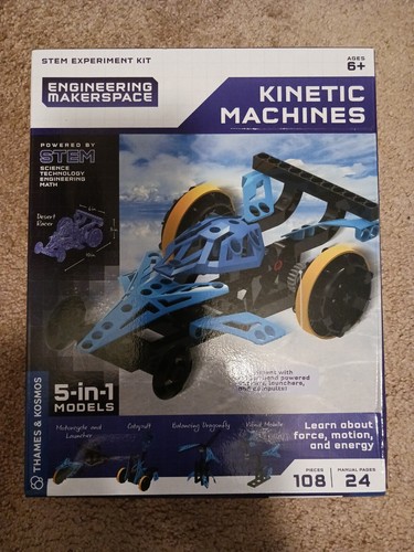 Kinetic Machines Engineering Makerspace STEM Thames & Kosmos NIB ...