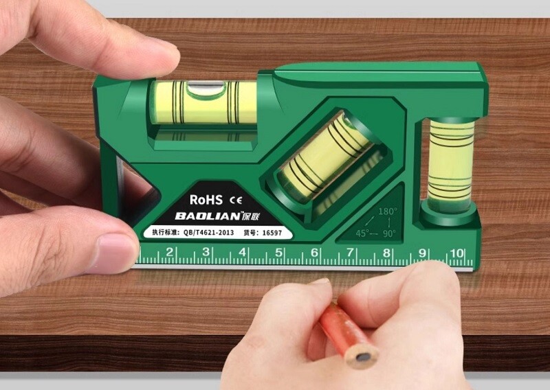 Mini Magnetic Small Bubble Level Spirit Level Leveling Square Quality ...