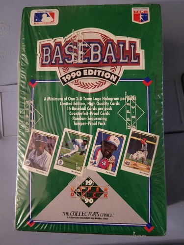 1990 UPPER DECK BASEBALL CARDS MLB COLLECTOR'S CHOICE NEW FACTORY ...