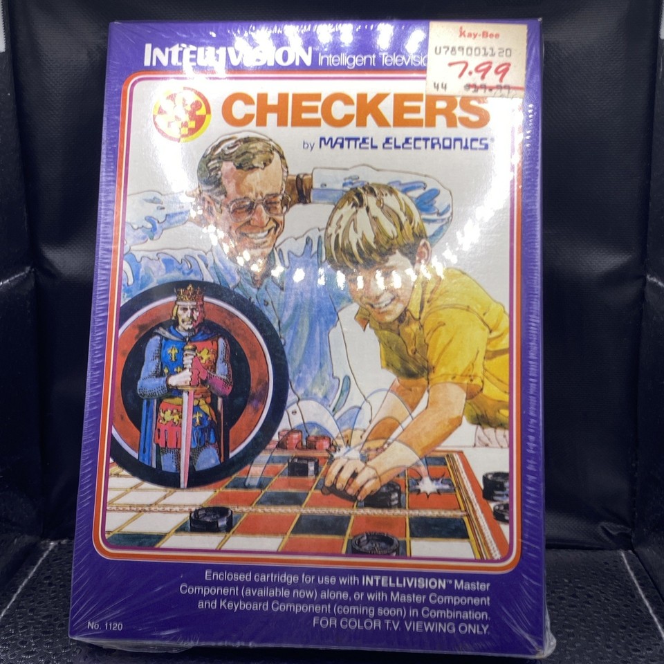 CHECKERS Intellivision Mattel Electronics New Factory Sealed VGA CGC ...