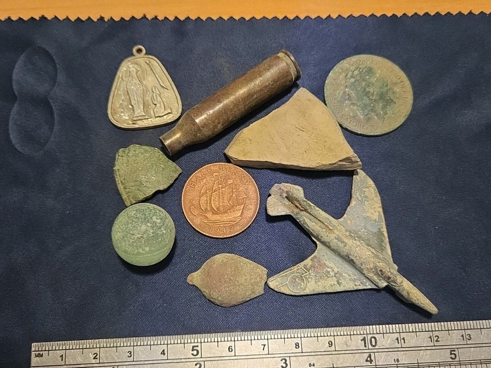 Lot Of Metal Detecting Finds All Found In Britain Please Read ...