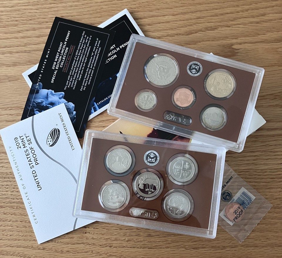2019 U S Mint Proof Set With 2019 West Point Proof Penny 11 Coins (2026 ...