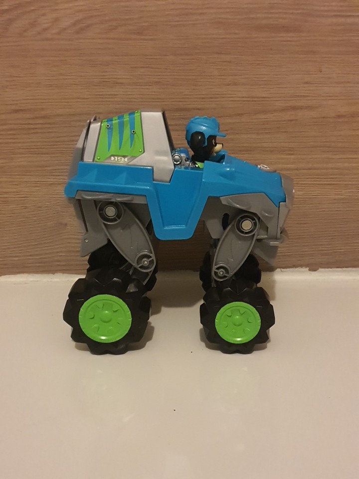 Paw Patrol Al Deluxe big Truck & Dino Rescue Rex Vehicle with pups ...