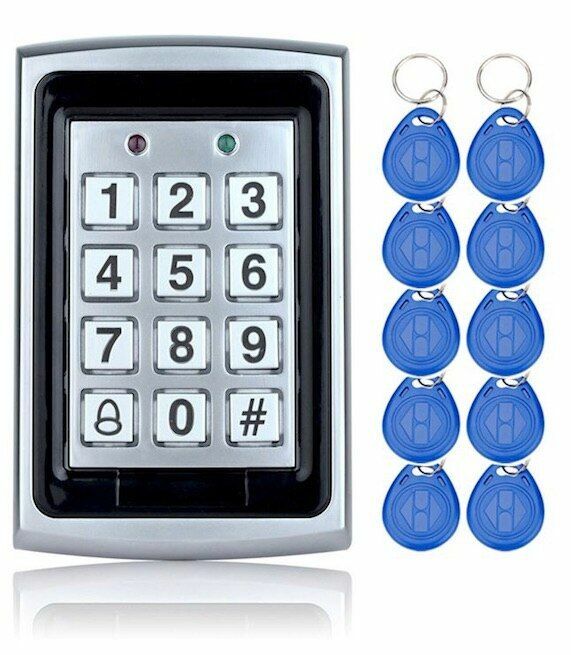 RFID Metal Access Control Keypad Waterproof Cover Contactless Door ...