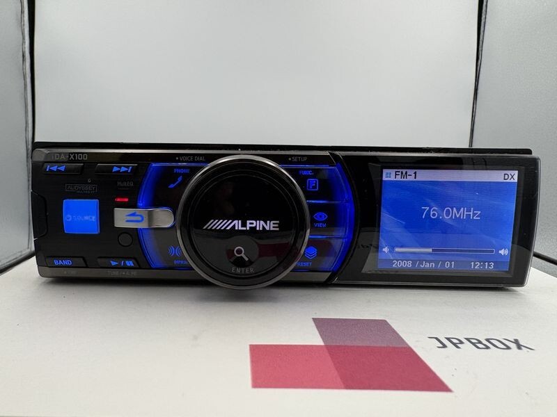 ALPINE iDA-X100 MP3/WMA/AAC USB Player Car Audio w/BT Receiver Used JP ...