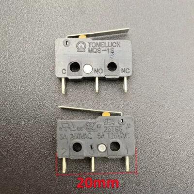 TONELUCK MQS-1S Micro Switch 3 Pins 5A 125VAC 3A 250VAC With Rod | eBay