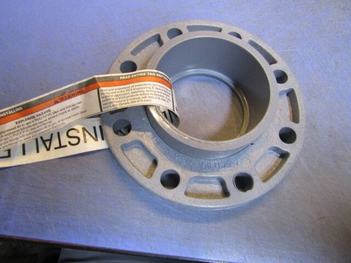 1 – Ipex CPVC Flange Coupling Adapter Socket Plastic Gray 4" F1970, 150 ...