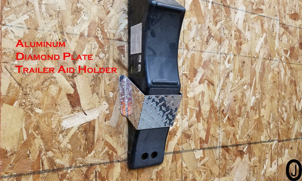 Trailer-Aid Holder Aluminum Diamond Plate trailer Aid camper accessory ...