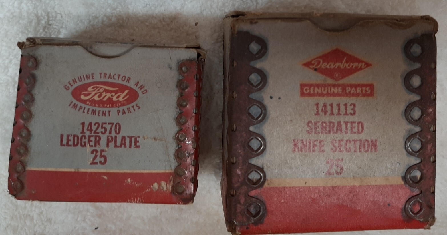 1948-52 Ford Tractor and Dearborn original containers - some with NOS ...