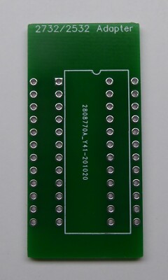 2732 - 2532 EPROM Adapter PCB | eBay UK