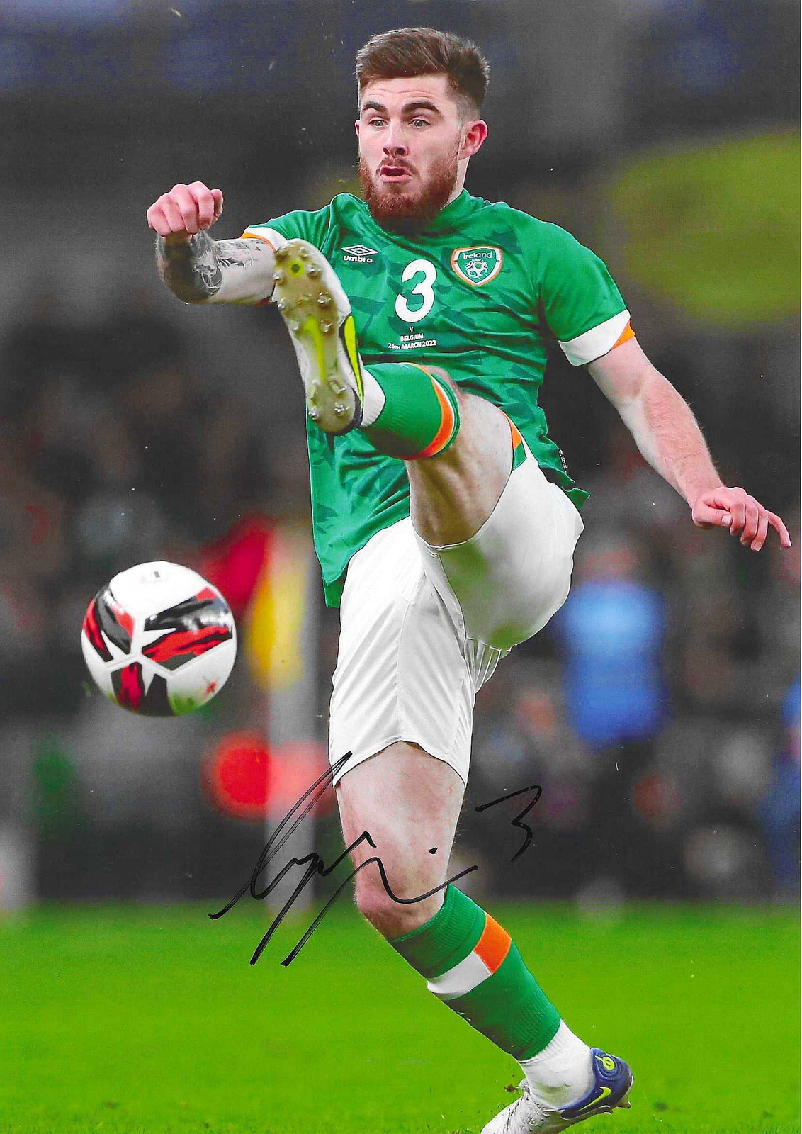 Ryan Manning - Southampton & Ireland - Signed A4 Photo | eBay UK