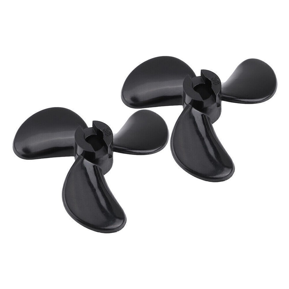 1pair Remote Control Ship Parts 3 Blades Plastic RC Boat Outboard ...