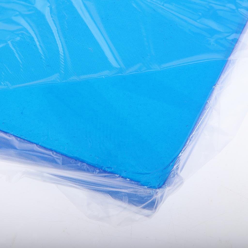 Comfort Motorcycle Seat Gel Pad Shock Absorption Mats Cushion 48x35x2 ...