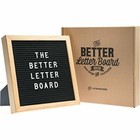The ONLY Letter Board with built-in Storage and Easel Back 10x10 black ...