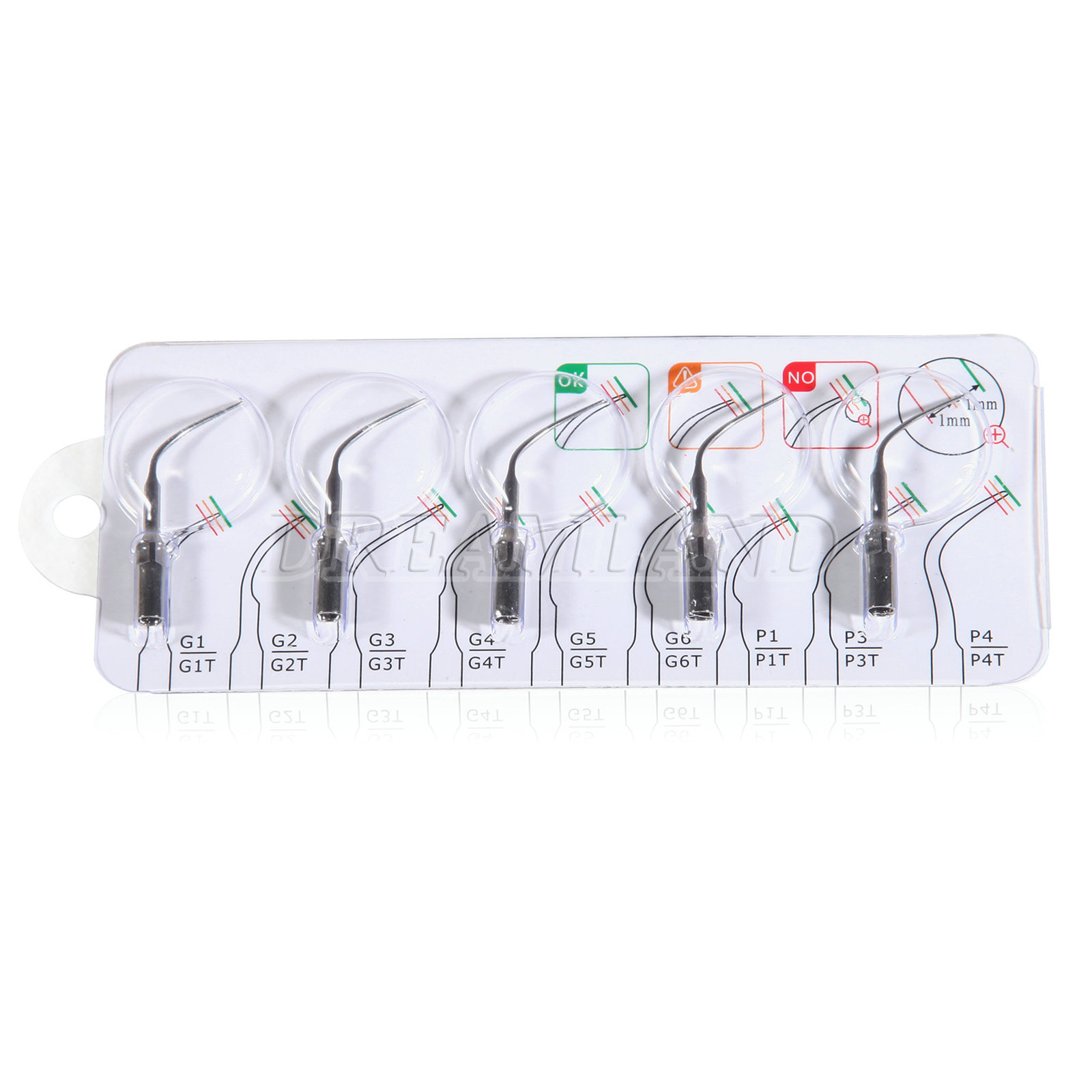 10 X Dental Ultrasonic Piezon Scaler Perio Tips P3 Fit For EMS ...