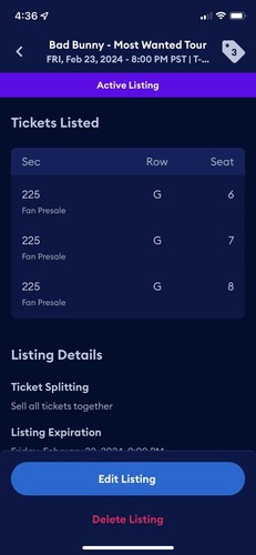 Las Vegas Bad Bunny Tickets | eBay