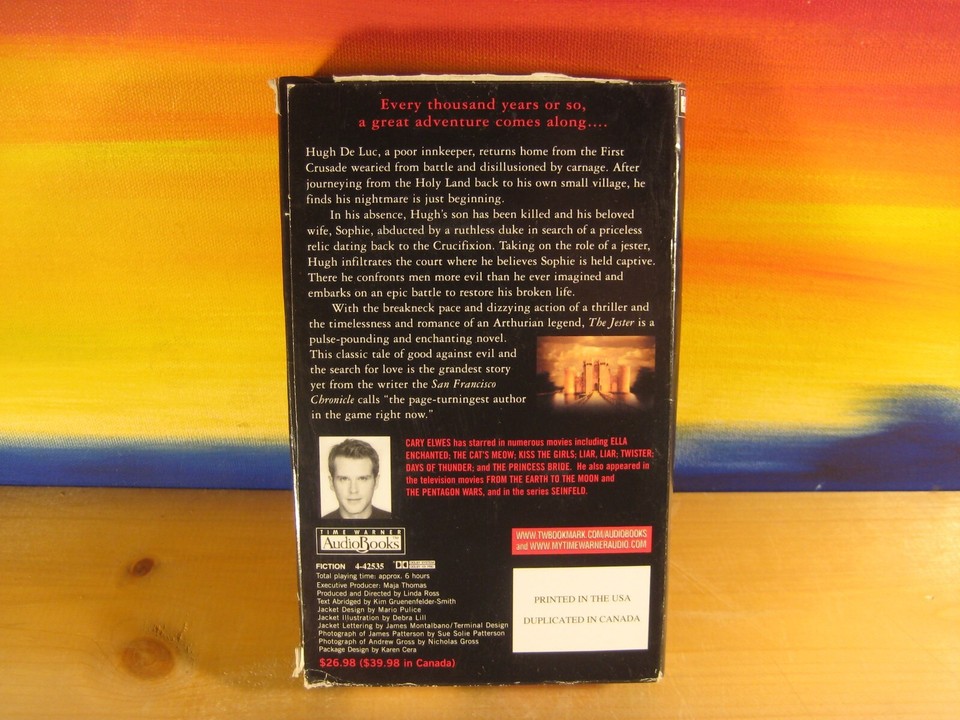 Jester James Patterson Audio Book on Tape 4 Cassettes Abr. Read by Cary ...