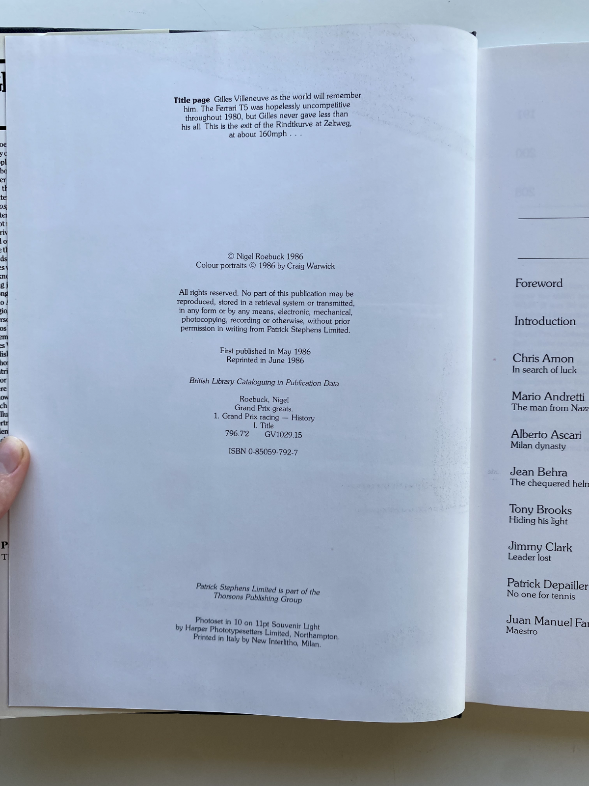 Grand Prix Greats: A Personal Appreciation by Nigel Roebuck Hardcover ...