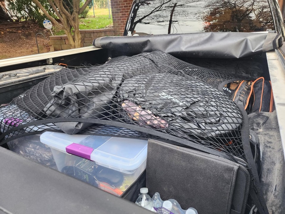 Truck Bed Bungee Cargo Net Stretchable Mesh Organizer for Camping Trip ...