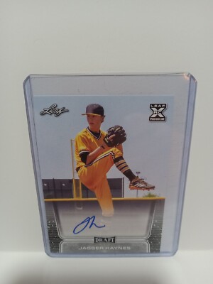 2020 Leaf Draft Jagger Haynes XRC Auto Autograph #BA-JH1 Padres A838 | eBay