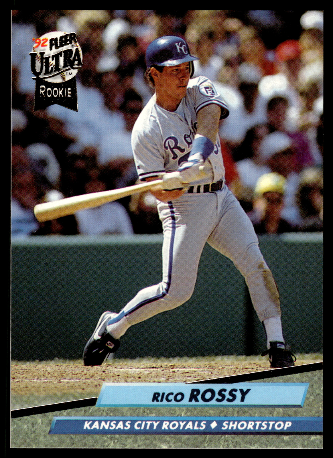 1992 Ultra #376 Rico Rossy Rookie Kansas City Royals | eBay