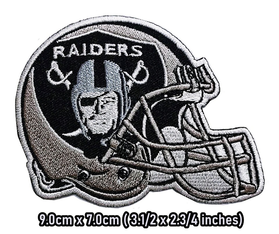 Oakland Raiders NFL Football Patches Embroidery iron,sew(From Thai by ...