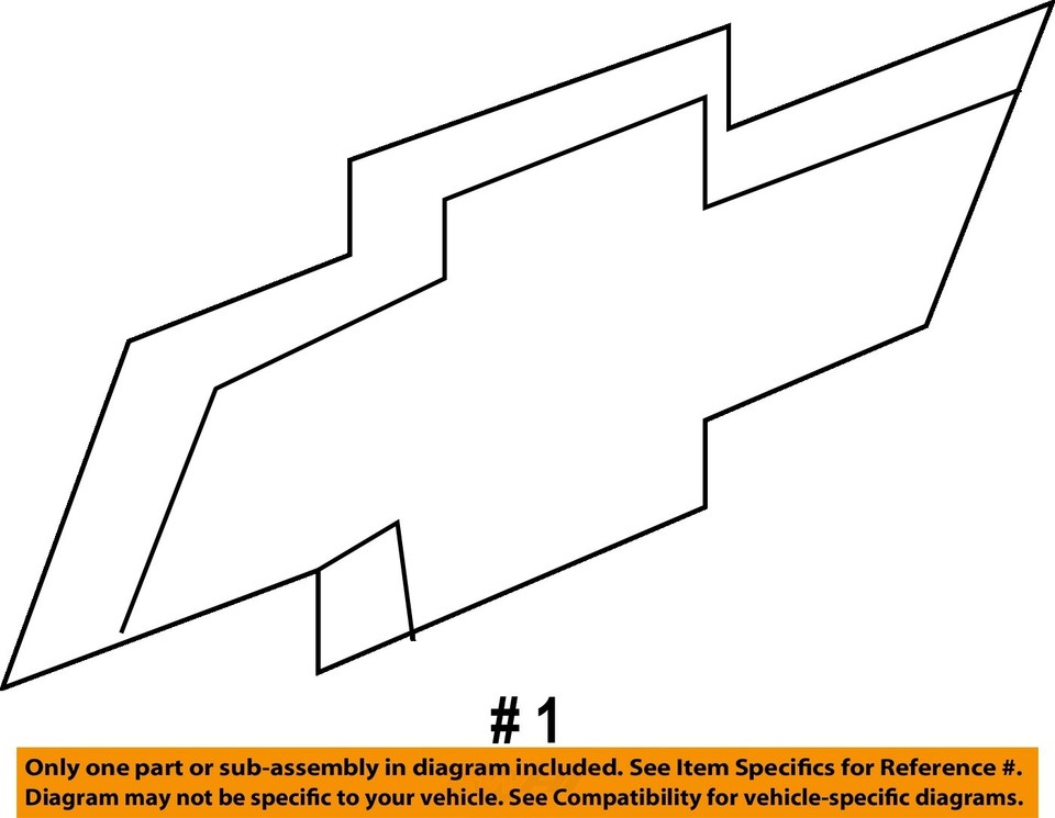 GM OEM 07-14 Avalanche Pick Up Box Exterior Trim-Emblem 22829422 | eBay