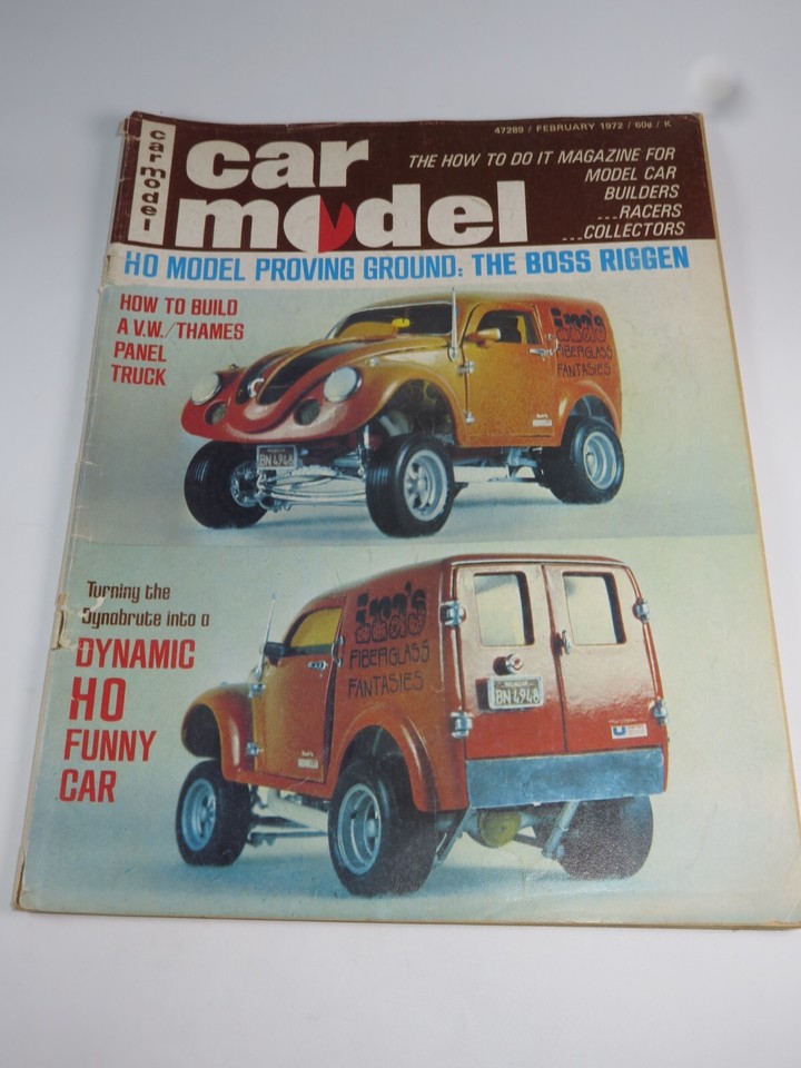 VINTAGE CAR MODEL MAGAZINE (USA) 1964 - 1972 Selection Please Choose | eBay