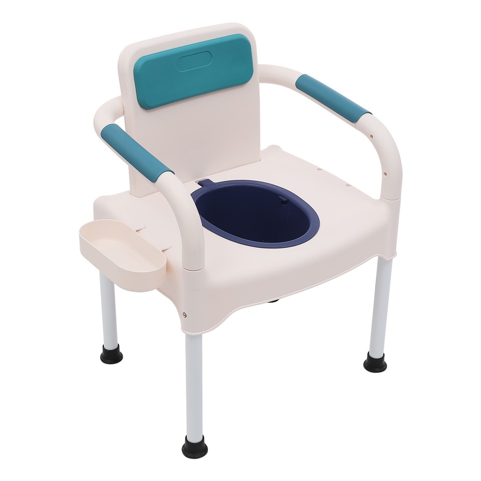 Bedside Commodes Chair Toilet Chair Commode Toilet with Armrests for ...