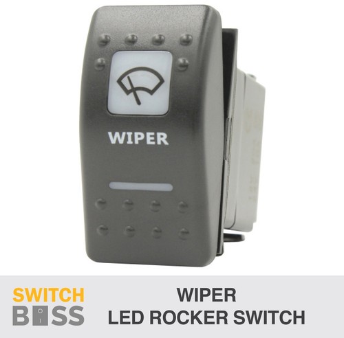 Rocker Switch WIPER - White - LED 4x4 Toggle Boat Caravan Marine 12v | eBay