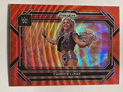Candice LeRae 2023 Panini Prizm WWE Ruby Wave Prizm Parallel SP #21 | eBay
