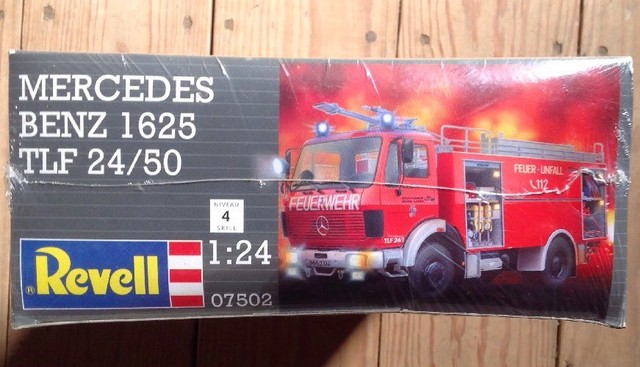 Revell MERCEDES BENZ 1625 TLF 24/50 Fire Truck Kit 07502 for sale ...