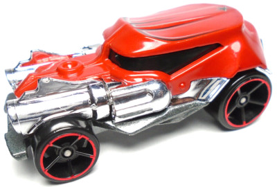 HOT WHEELS SHELL SHOCK RED 1:64 DIECAST 2 3/8" CAR WITH SILVER & BLACK ...