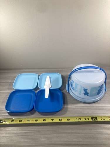 Tupperware Miniature Toy Cake Taker And Plates Set Frozen Disney New ...