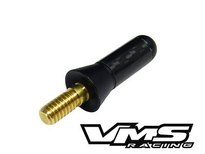 VMS 1.75" BLACK CARBON FIBER SHORT ANTENNA FOR HARLEY DAVIDSON W/ TOUR ...