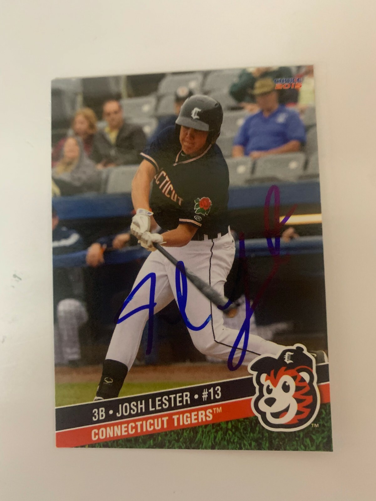 Josh Lester 2018 Signed Connecticut Tigers Team Card | eBay
