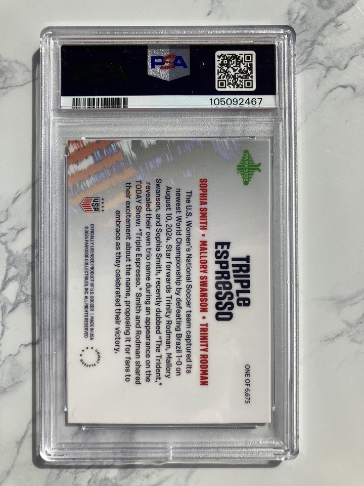 Triple Espresso Sophia Smith Mallory Swanson Trinity Rodman 2024 ...