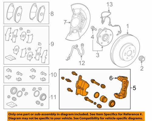 47750-33380 Toyota Cylinder assy, disc brake, lh 4775033380, New ...