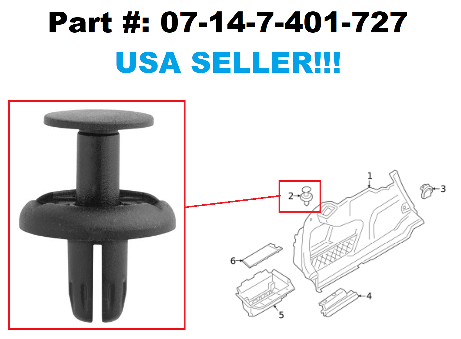 8 NEW INTERIOR TRIM CLIPS! FITS MINI COOPER BMW 840 M550 M5 M760 M8 ...