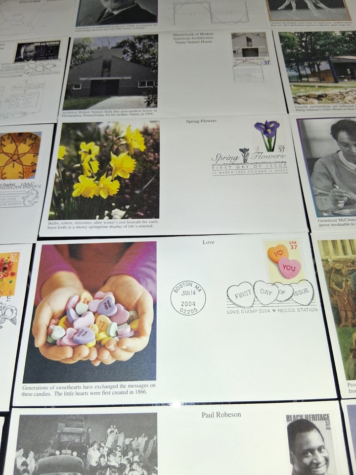 SL 9326/ 30 US Unaddressed FDC's from 2000's us stamps collections lots ...