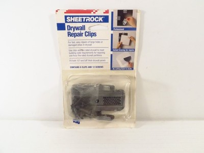 Sheetrock DRYWALL REPAIR CLIPS Professional Repair Instant No Cutting ...