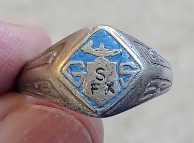 RARE 1946 SAINT FRANCIS XAVIER SCHOOL/COLLEGE STERLING SILVER CLASS ...