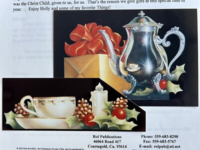 Vintage Decorative Tole Painting Packet Holly ‘n’ Things D-310 by Cheri ...