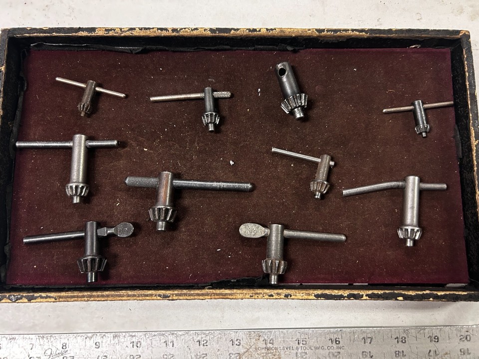 MACHINIST TOOL LATHE MILL Machinist Lot of Drill Chuck Keys | eBay