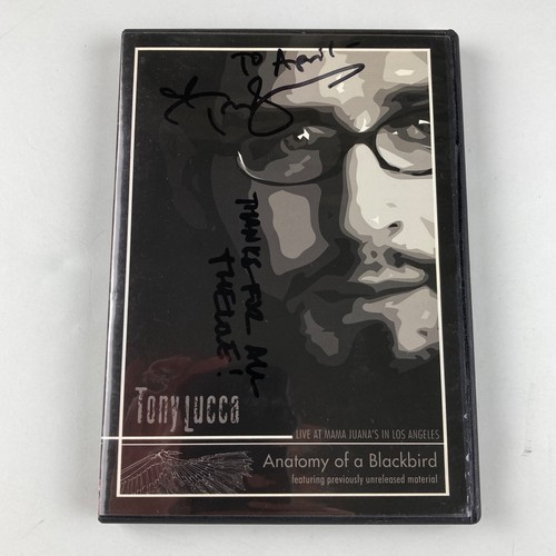 Tony Lucca Anatomy Of A Blackbird Live At Mama Juanas DVD Signed ...