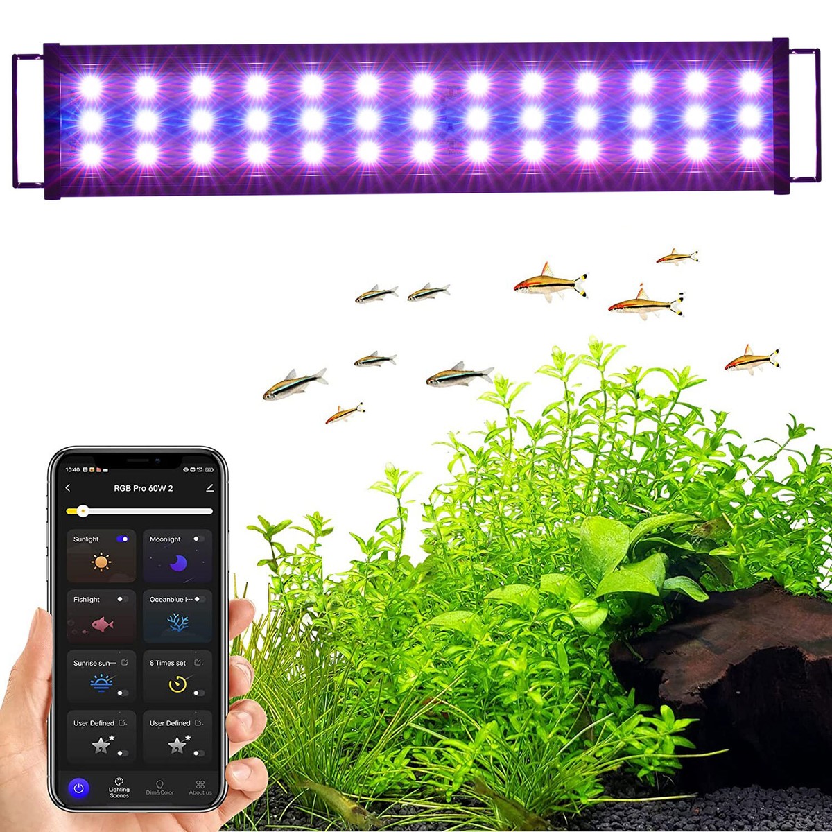 Plant Led Aquarium Light Fixtures