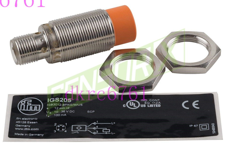 1X PROXIMITY SENSOR ~ EFECTOR IGS-205 | eBay