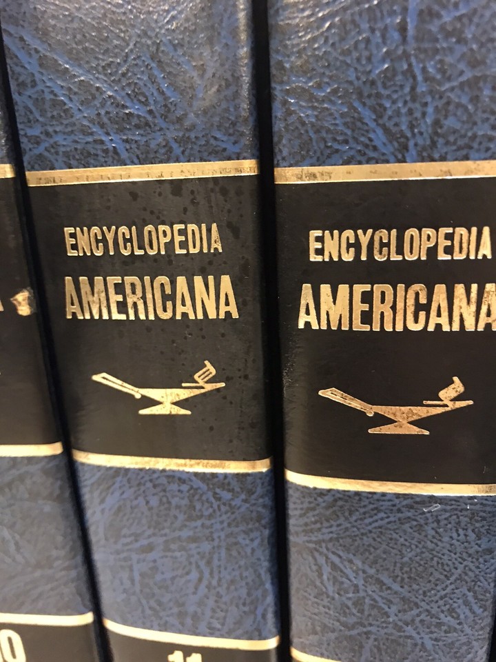 Encyclopedia Americana International Blue Gold 1983 Vols 5-30 ...