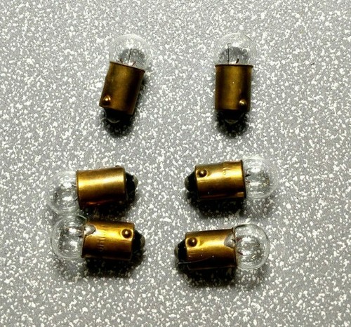 Pack of 6 NEW Lionel #53 14 Volt bulbs (AKA 53C or 53-300) Repair Parts ...