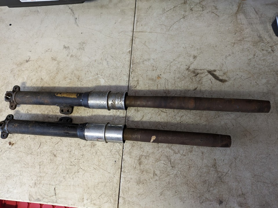 1969 BSA 441 B44VS Victor Special Front End Forks B44 Set OEM Triple ...